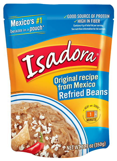 Isadora Beans | Mexico's #1 beans in a pouch