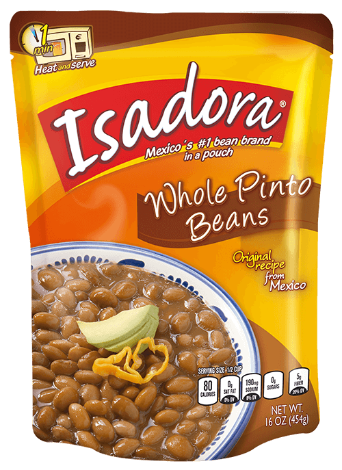 Isadora Beans | Mexico's #1 beans in a pouch